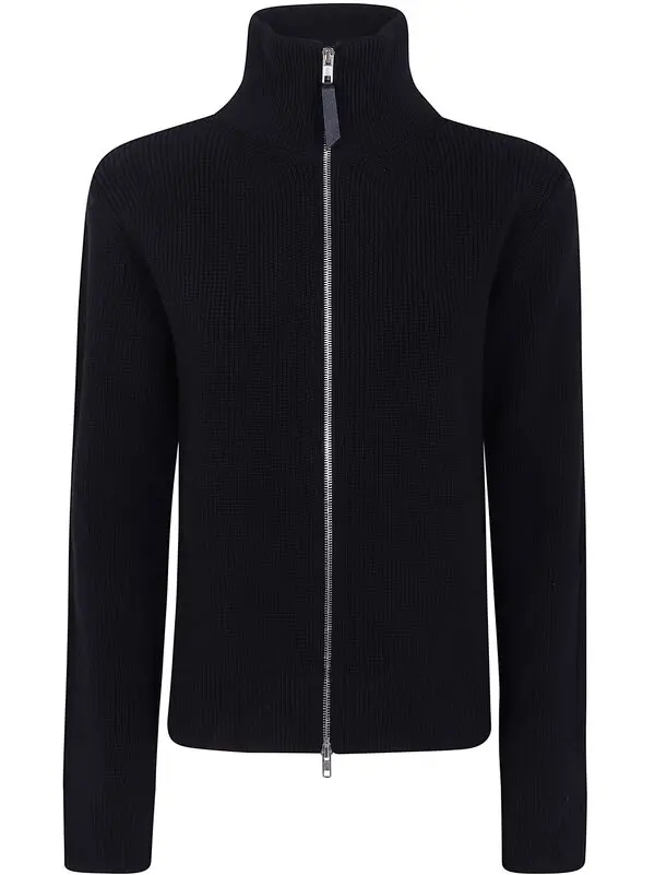 MAISON MARGIELA Sweater Zipper Long Sleeve "cotton Camionneur - Black