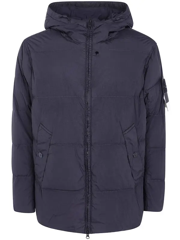 Stone Island Jacket Hooded "classic Hoodie Jacket - Black