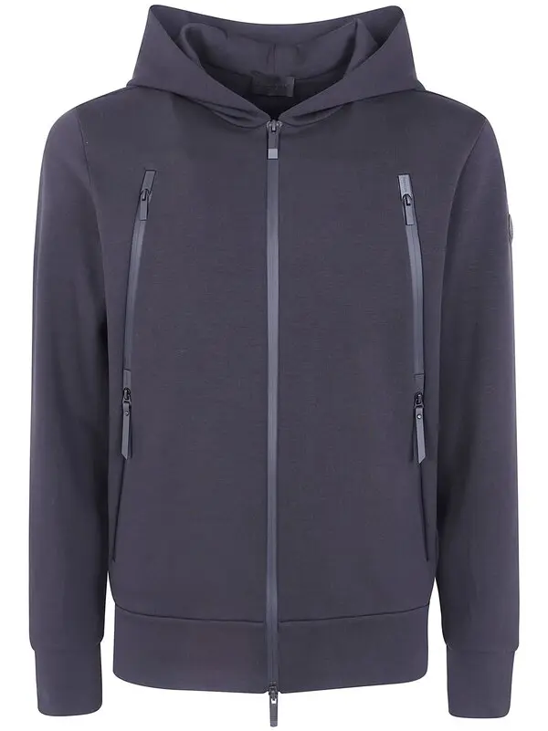 Moncler Sweater Zipper - Black