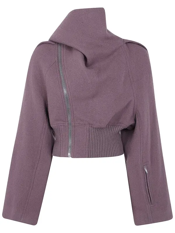 Rick Owens Jacket Wool "scarf Flight