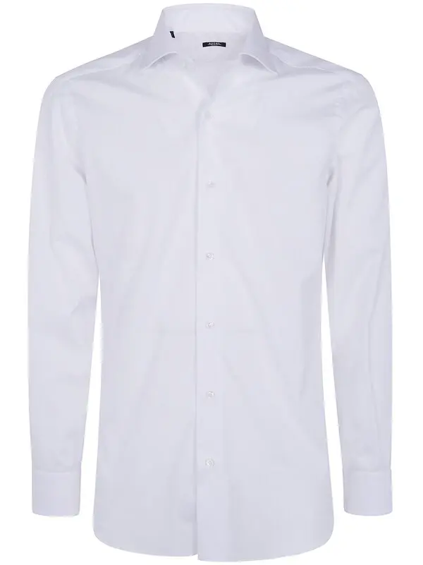 BARBA NAPOLI Shirt Classic Popeline - White