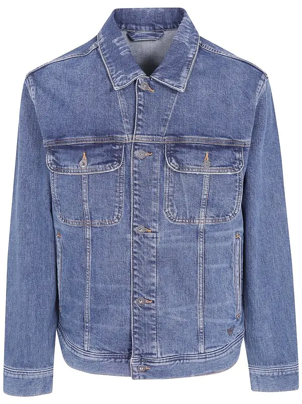 Emporio Armani Classic Denim Jacket - Blue