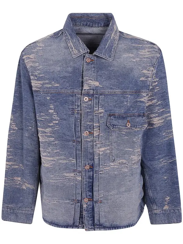 Emporio Armani Jacket Classic Denim "light Denim