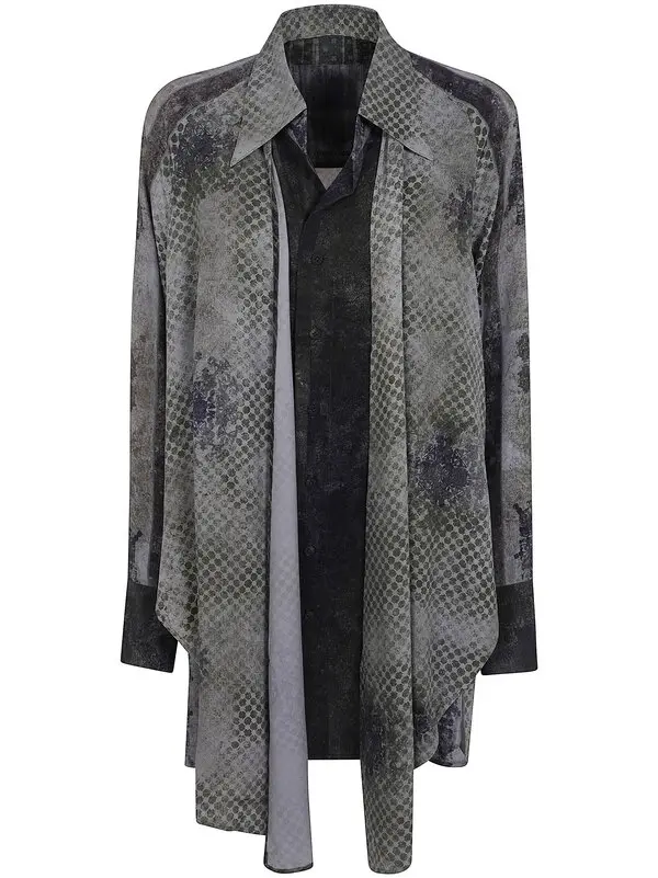 ZIGGY CHEN Shirt Long Sleeve "drape Long Shirt