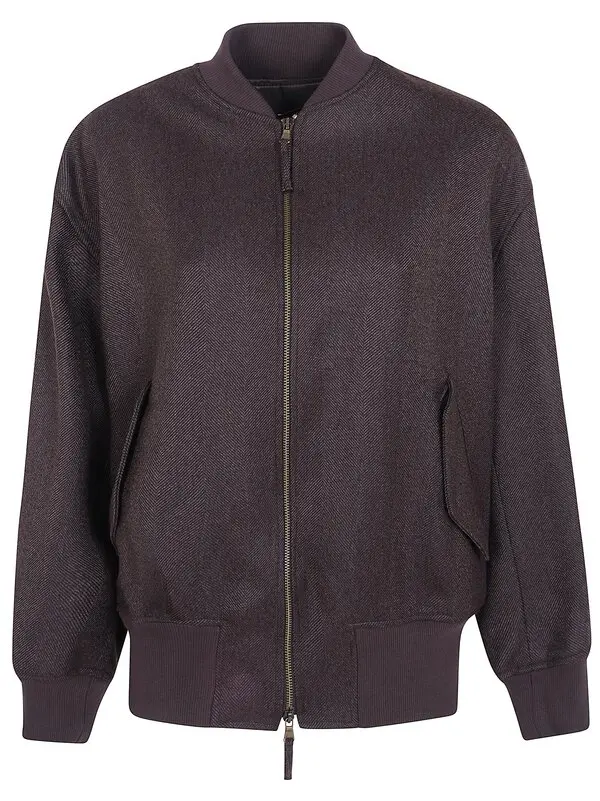 DRHOPE Jacket Wool Blend "maxi Bomber
