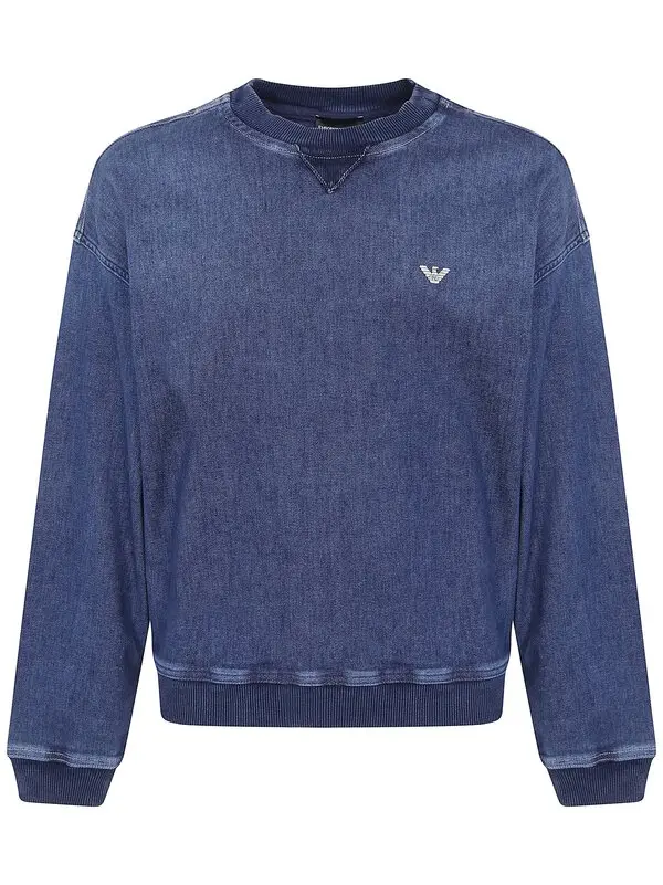 Emporio Armani Sweatshirt Round Neck "em006614.af27722 Mb001 - Blue