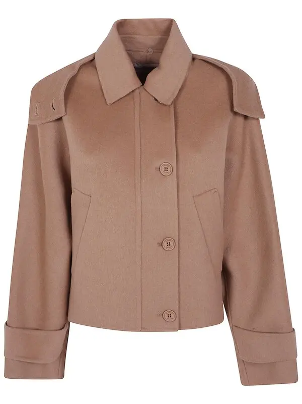 TWINSET Jacket Caban "tobacco