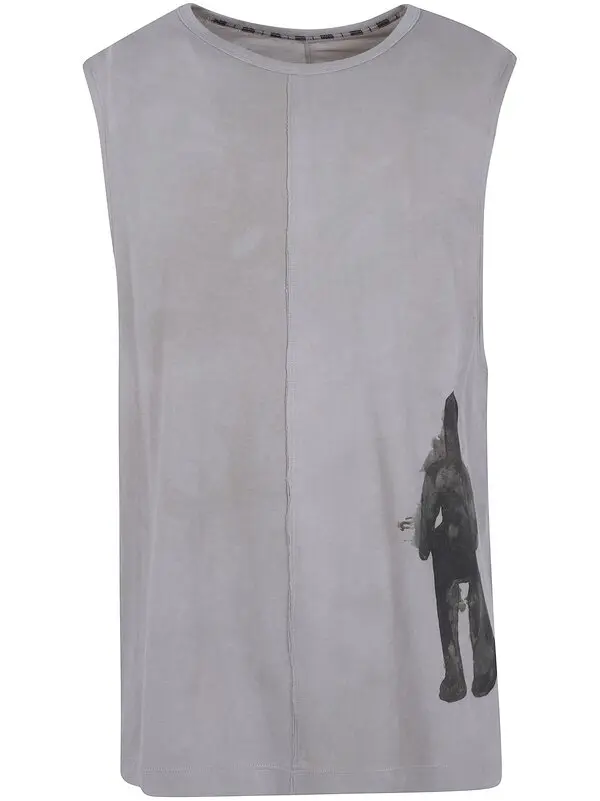 ZIGGY CHEN Top Sleeveless "printed Top