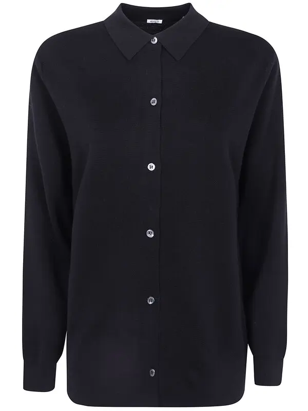 Aspesi Sweater Wool 100% Virgin Wool - Black