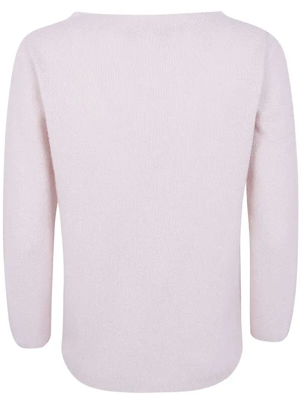 Fabiana Filippi Sweater Boatneck "lurex Platinum - Pink