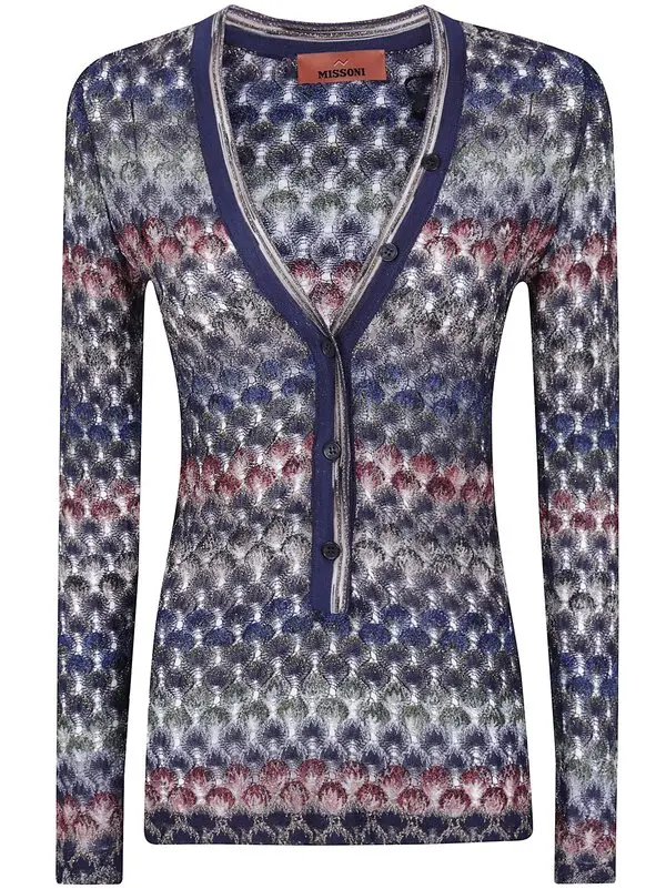 Missoni Sweater V-neck "ds26wn0u. Br015p - Multi