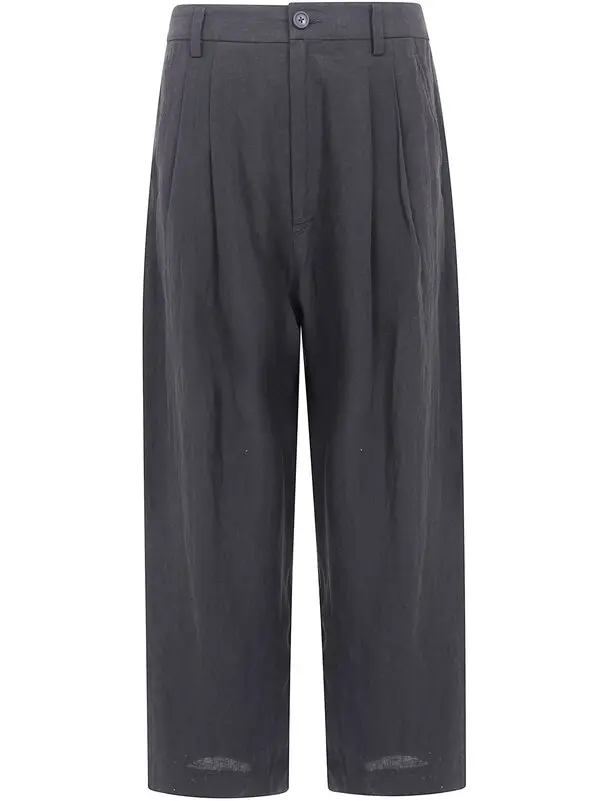 ZIGGY CHEN Pants Pleated Tapered Trouser