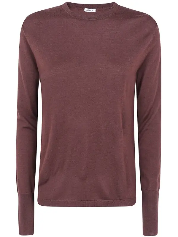Aspesi Sweater Long Sleeve "round Neck