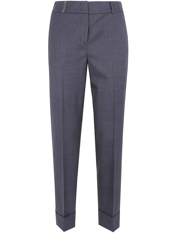 Peserico Pants Regular Waist "a04753z.03472 972 Eclipse - Gray
