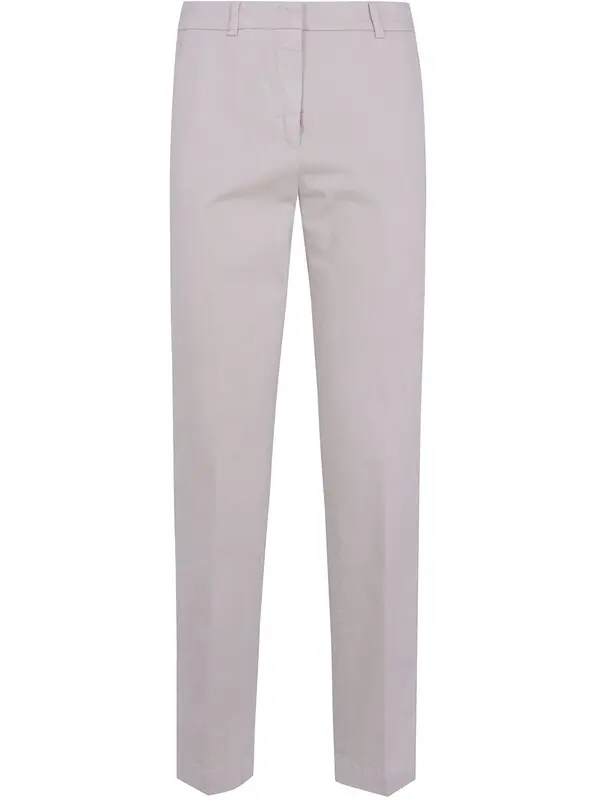 Peserico Pants Stretch Gabardine Trousers - Beige