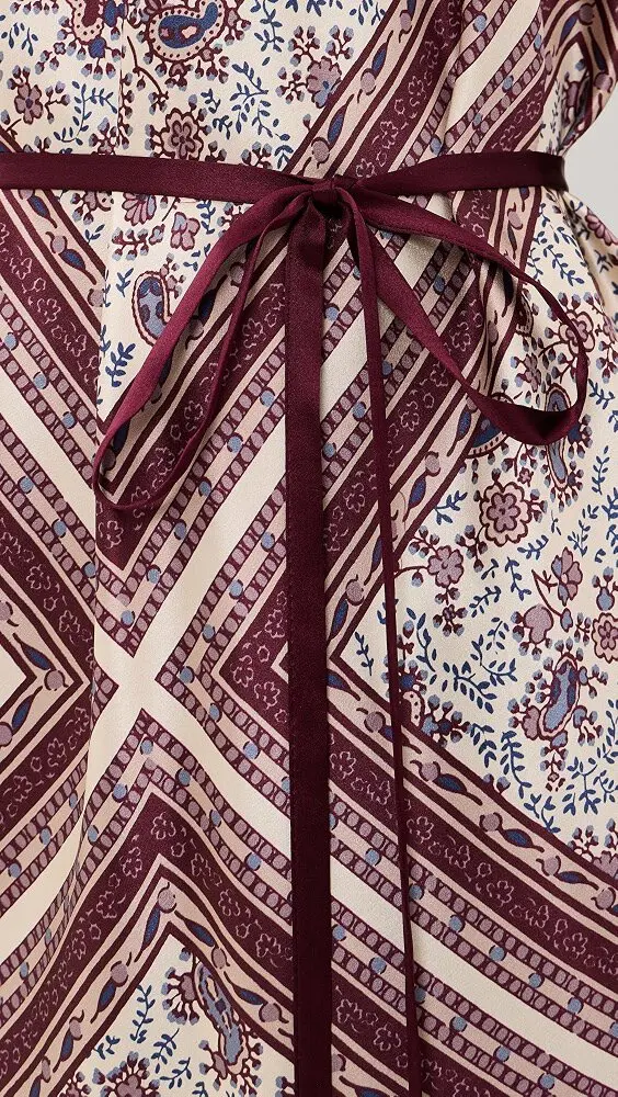 REFORMATION Una Silk Scarf Top