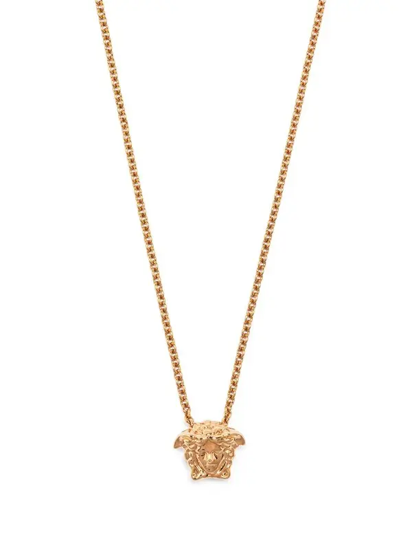 Versace Necklace With Medusa Head - Metallic