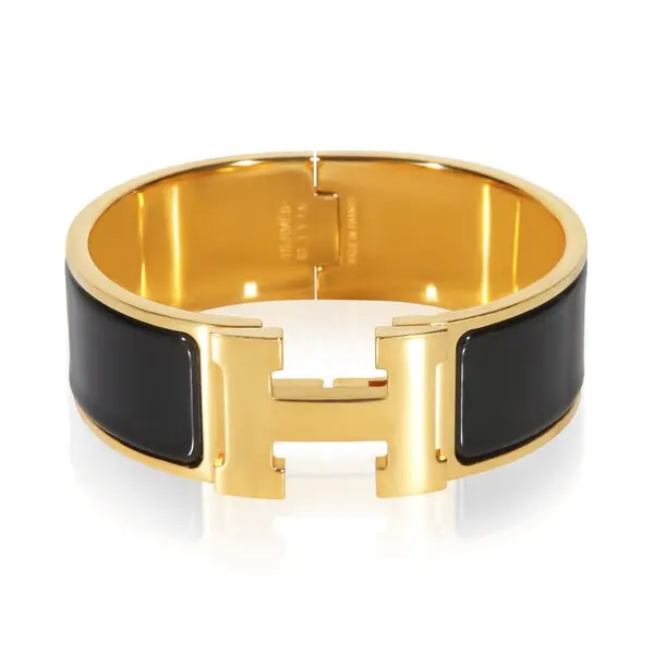 Hermès Gold-plated Clic Clac Bracelet - Gold_plated