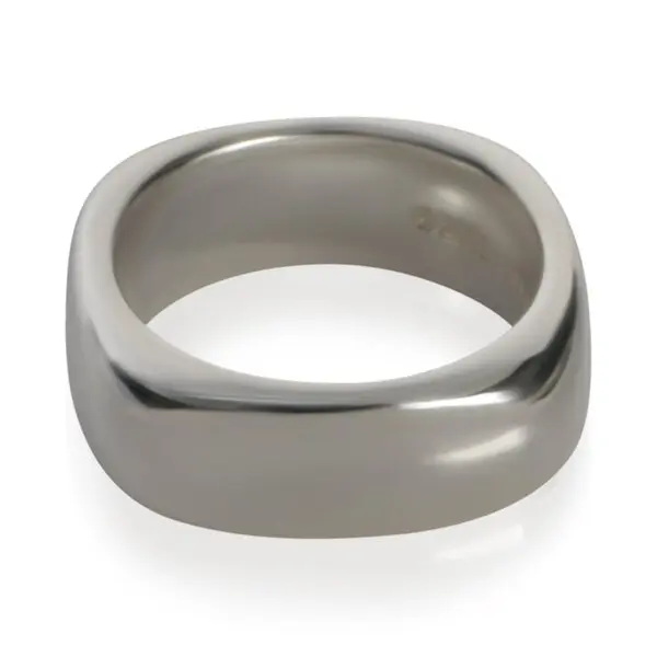 Tiffany & Co. Sterling Silver Square Cushion Ring