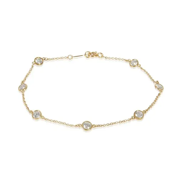 Tiffany & Co. Elsa Peretti Diamond The Yard 18k Yellow Gold Bracelet - Yellow_gold