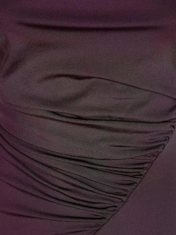 Victoria Beckham Gathered Detail Midi Dress