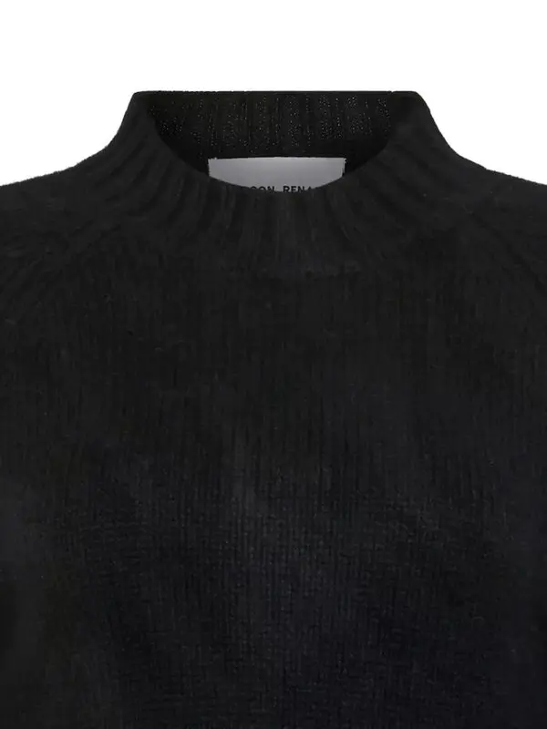 EMERSON RENALDI Ribbed-knit Raglan-sleeve Sweater