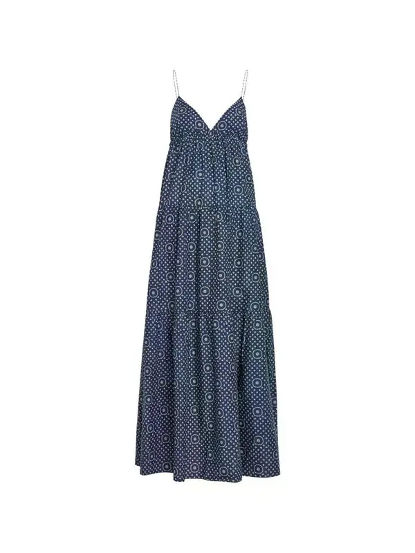 Matteau Geometric-print Midi Dress