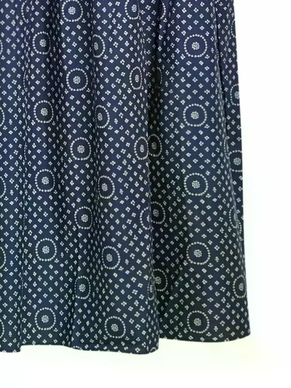 Matteau Geometric-print Midi Dress - Blue