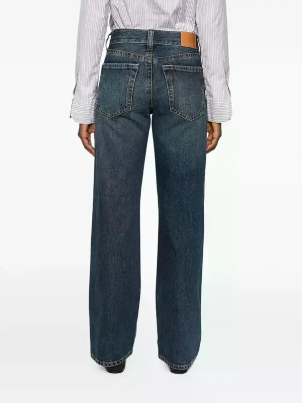 6397 Faded-effect Straight-leg Jeans