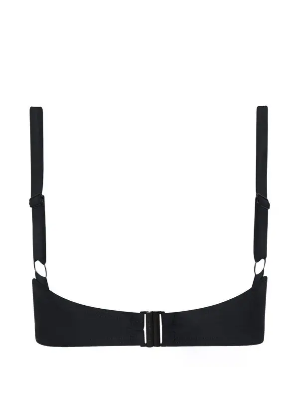 Bondi Born Anja Square-neck Bikini Top - Black