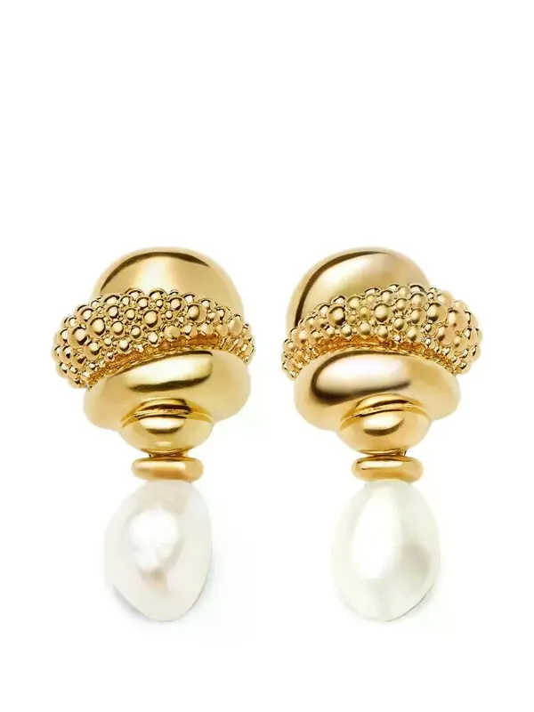 MISSOMA Beaded Pearl Drop Earrings - Gold