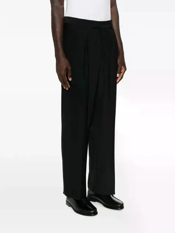 Karl Lagerfeld Pleated Wide-leg Trousers