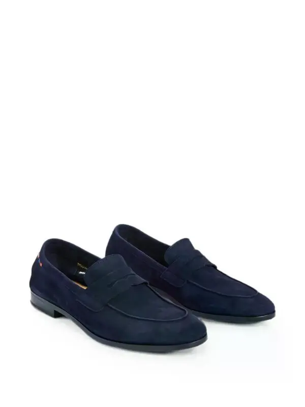 Paul Smith Murano Suede Penny-slot Loafers - Blue
