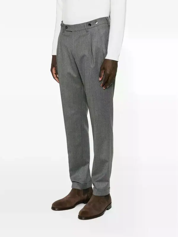 BERWICH Pleated Wool Trousers