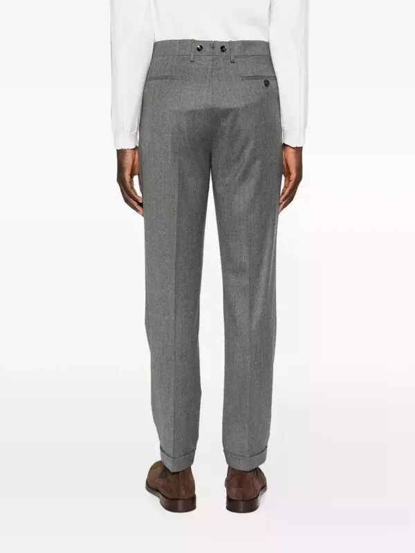 BERWICH Pleated Wool Trousers