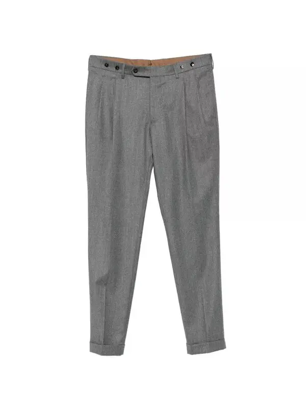 BERWICH Pleated Wool Trousers
