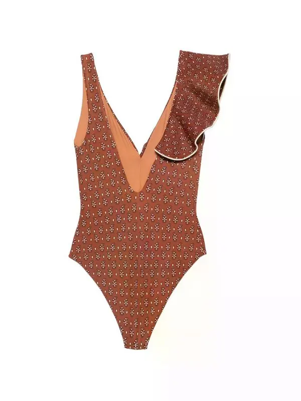 Johanna Ortiz Paisley Print One-piece Swimsuit