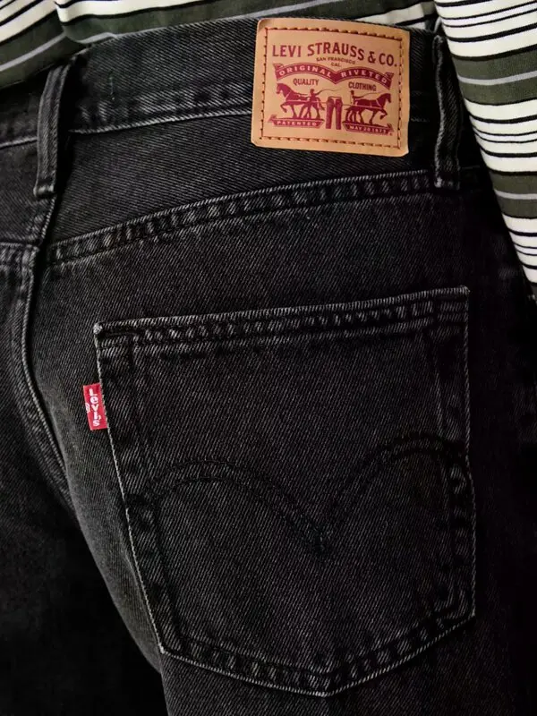LEVI'S Middy Faded-effect Denim Shorts