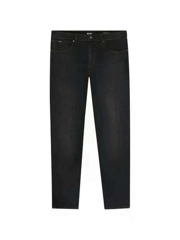 BOSS Maine Faded-effect Straight Jeans