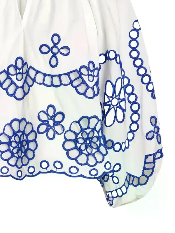 MARIE OLIVER Vara Broderie Anglaise Top