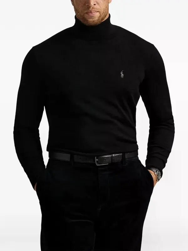 Polo Ralph Lauren Embroidered Pony Turtleneck Sweater