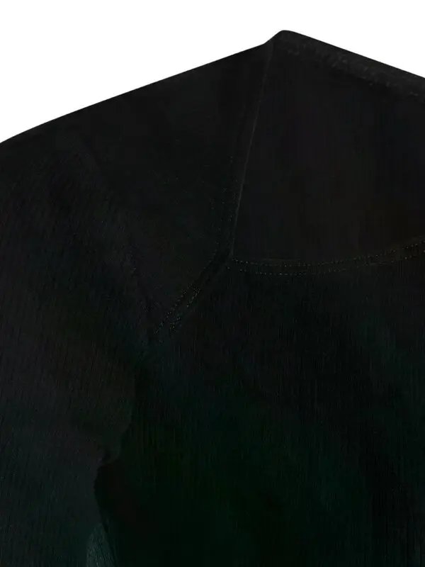 MAISON MARGIELA Cotton Ribbed Cut-out T-shirt