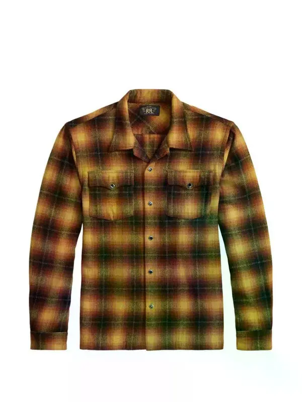 Ralph Lauren Plaid Button Shirt - Yellow