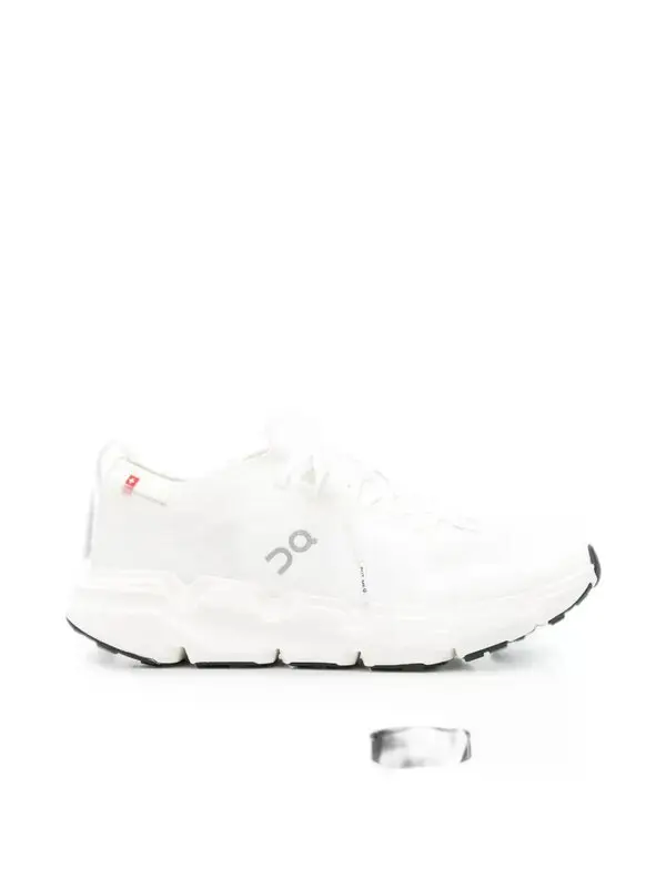 On Logo-print Panelled Sneakers - White
