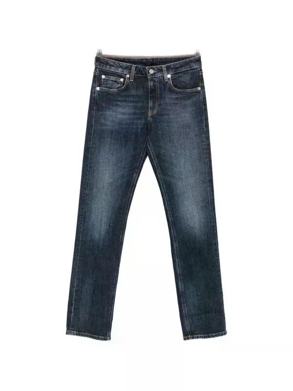 DONDUP Coco Faded Straight-leg Jeans - Blue