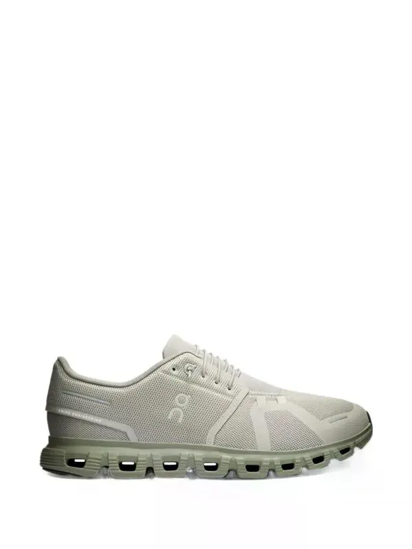 On Mesh Cloud Sneakers With Speed-lacing System - Green