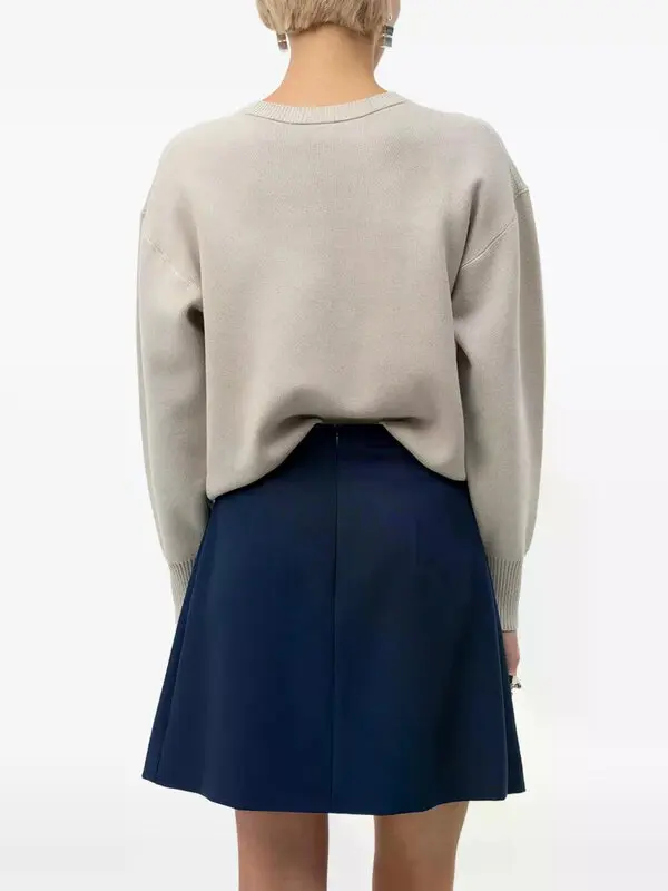 Hugo Chain-detail Pleated Mini Skirt