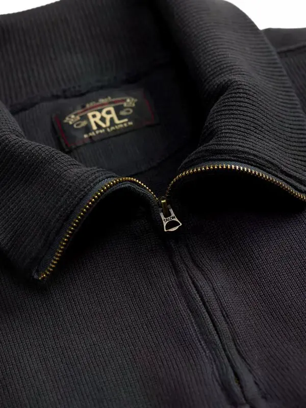 Ralph Lauren Cotton Zip Long-sleeve Sweater