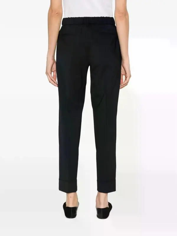 BERWICH Cropped Turn-up Trousers
