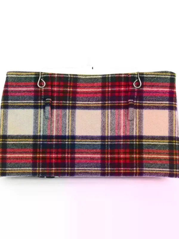 Miu Miu 2010s Tartan Check Mini Skirt